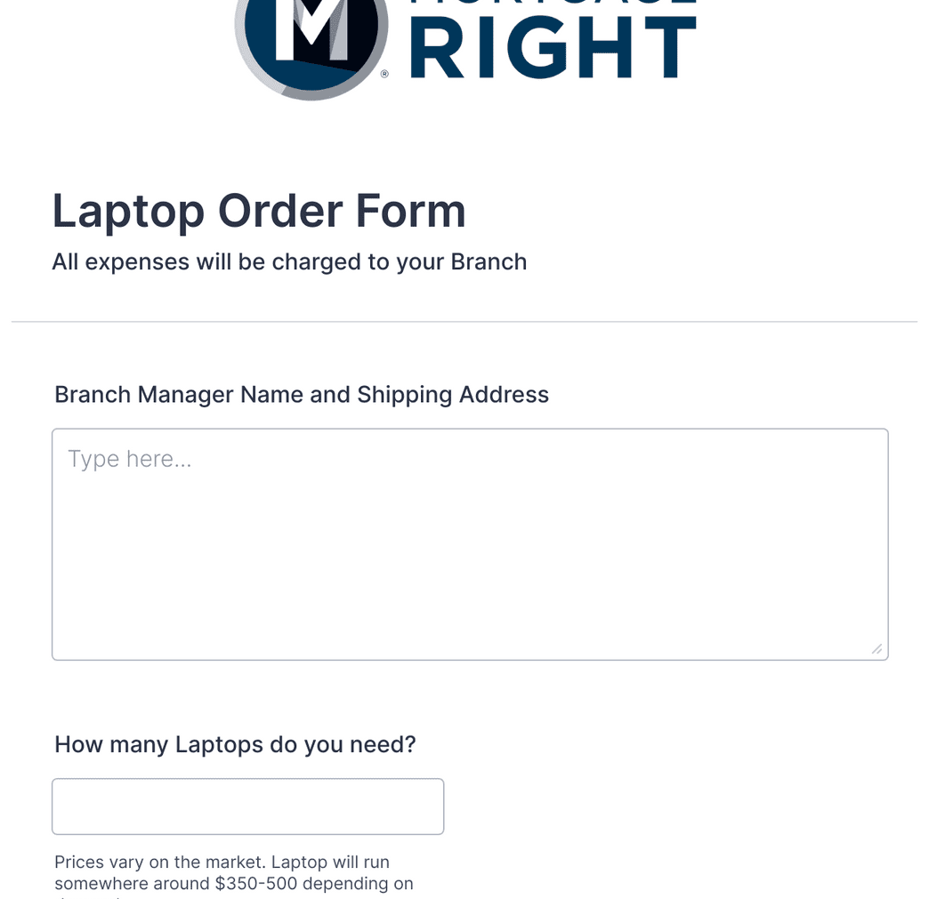 It Form MR Form Template | Jotform