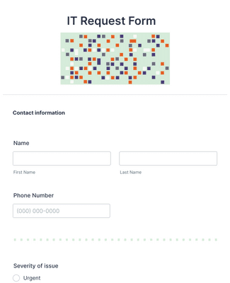 IT Request Form Template | Jotform