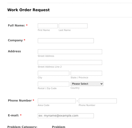 IT Service Request Form-2 Form Template | Jotform