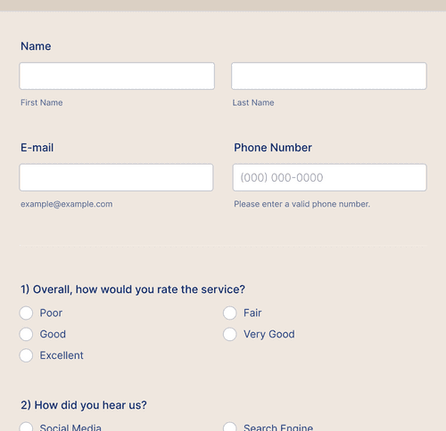 IT Service Satisfaction Survey Form Template | Jotform