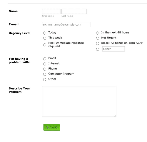 IT Support Request Form Template | Jotform