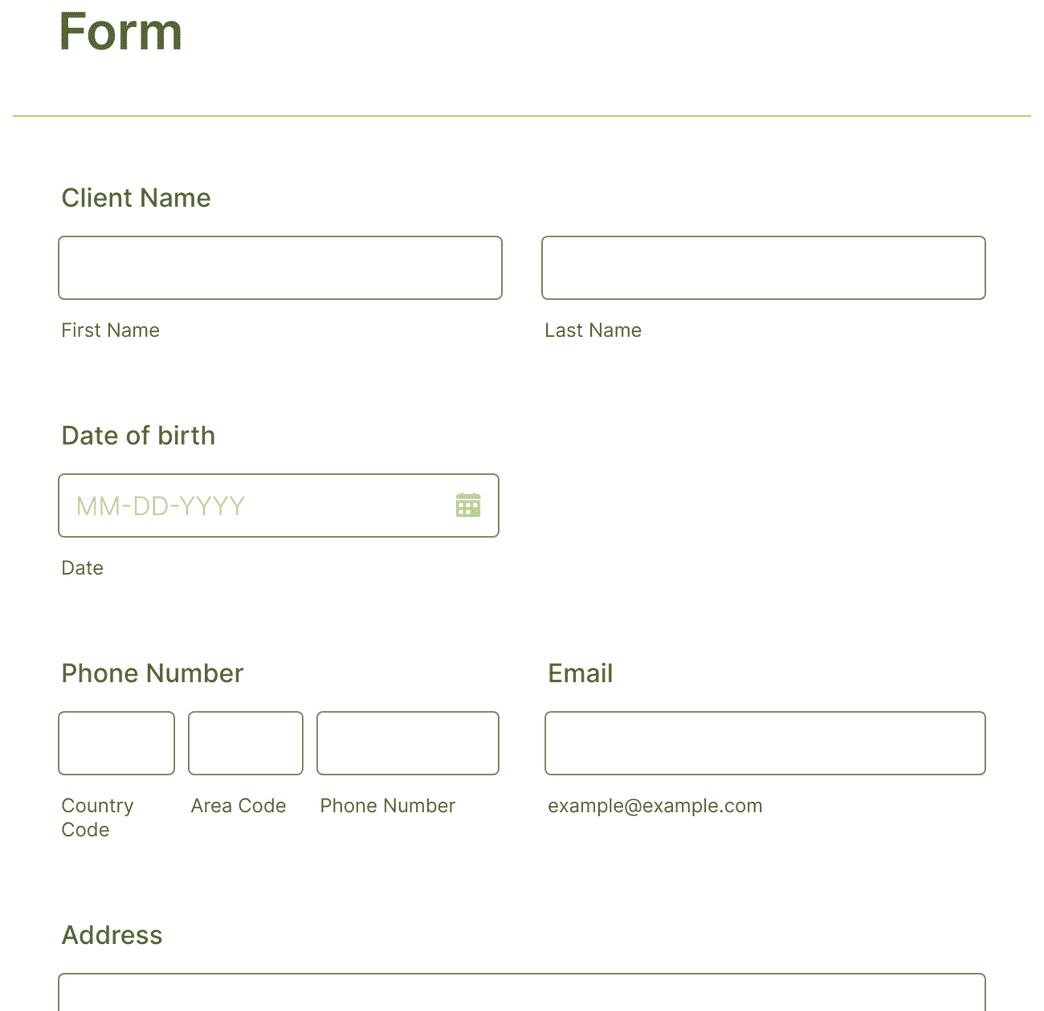 IV Hydration Therapy Enrollment Form Template | Jotform