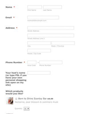 T Shirt Pre Order Form Template | JotForm