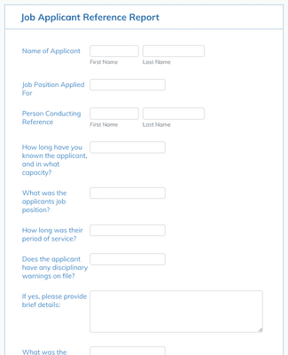 Job Application Form Template | Jotform