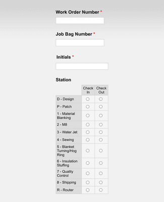 Job Tracking Form Template | Jotform