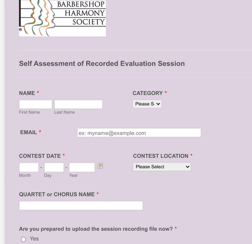 Self Assessment Form Template | Jotform