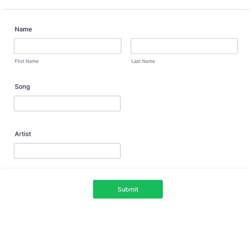 Karaoke Registration Form Template | Jotform