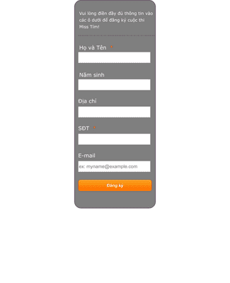 Vietnamese Registration Form Template | Jotform