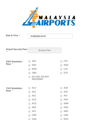 Key Issuance Form Template | Jotform