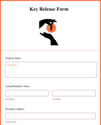 Key Release Form Template | Jotform