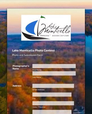 Photo Contest Form Template | Jotform