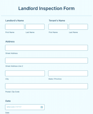 Rental Property Inspection Forms - Form Templates | Jotform