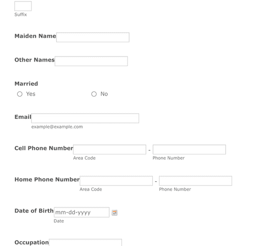 Law Office Client Intake Form Template | Jotform