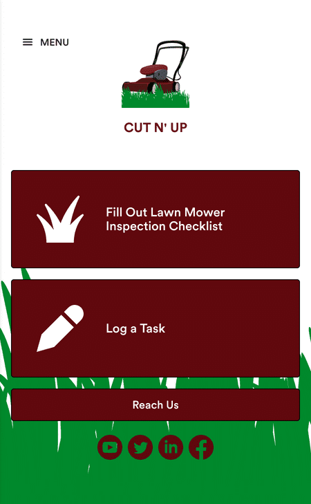 Lawn Mower Inspection App Template | Jotform