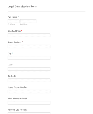 Legal Form for Petitioning Form Template | Jotform