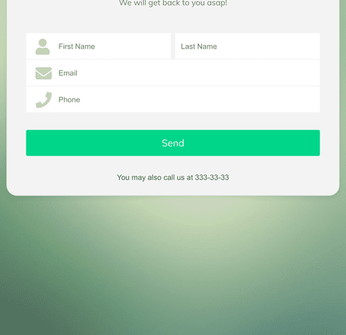 Simple Flat Contact Form Template | Jotform
