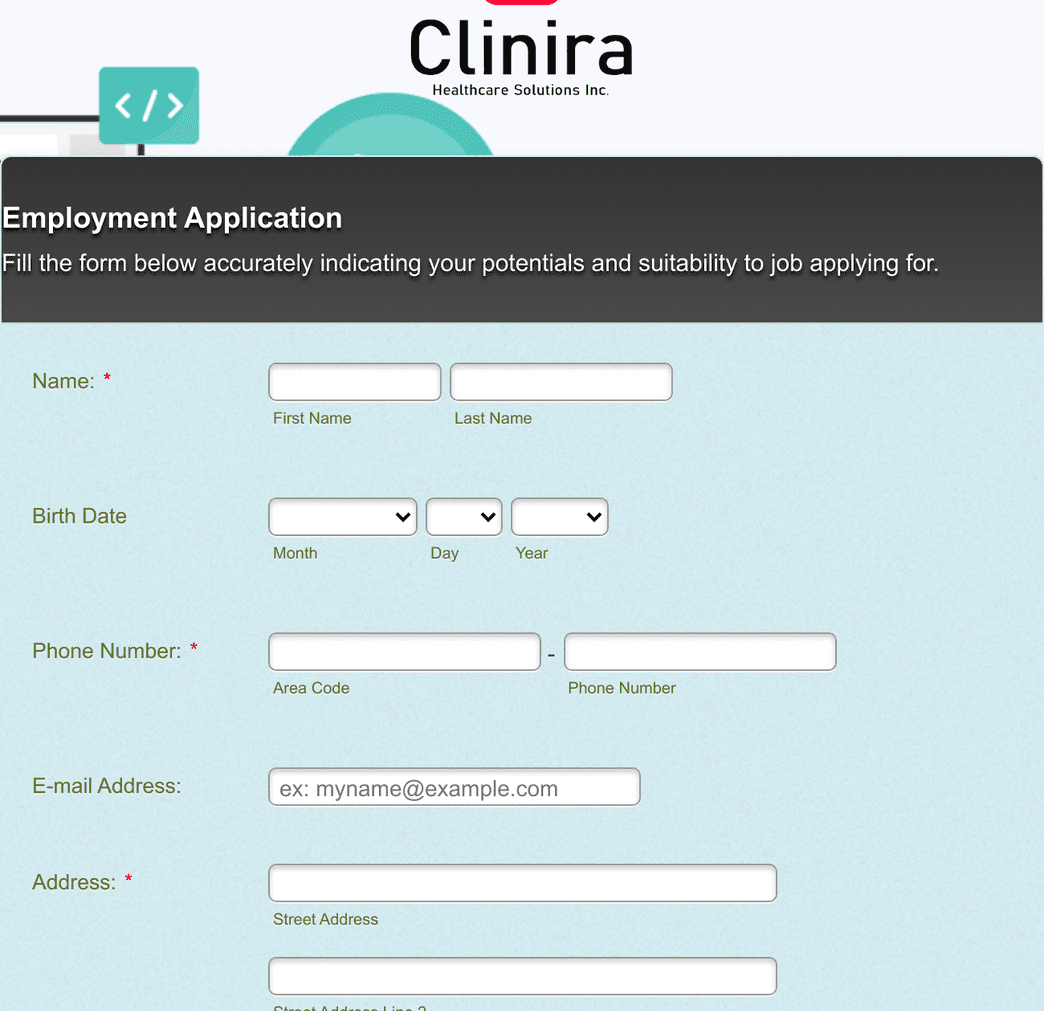 LinkedIn Job Board Form Template | Jotform