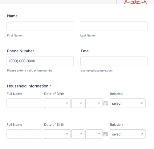 Liturgy Registration Form Template | Jotform