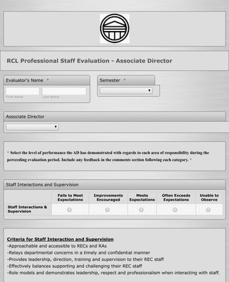 ProStaff Evaluation Form Template | Jotform