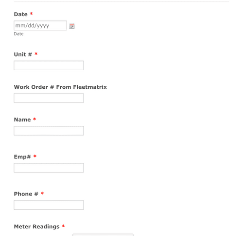 Maintenance Repair Work Order Form Template | Jotform