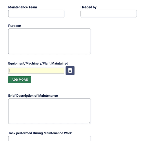 Maintenance Report Form Template | Jotform
