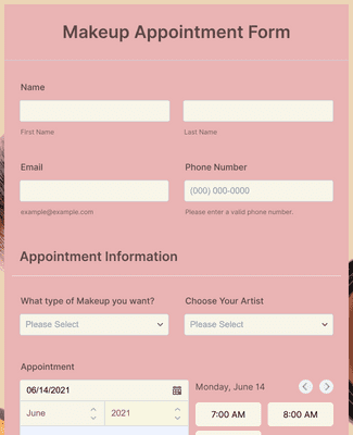 Permanent Makeup Client Intake Form Template | JotForm