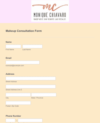 Hair Consultation Form Template | JotForm