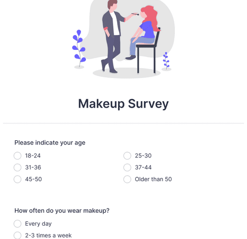 Makeup Questionnaire Template | Saubhaya Makeup