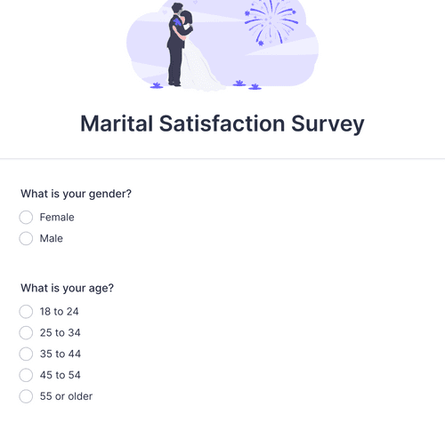 Marital Satisfaction Survey Form Template | Jotform