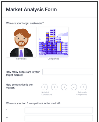 Market Analysis Template Form Template | Jotform