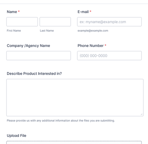 Marketing Agents Registration Form Template | Jotform