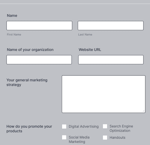 Marketing Efforts Survey Form Template | Jotform