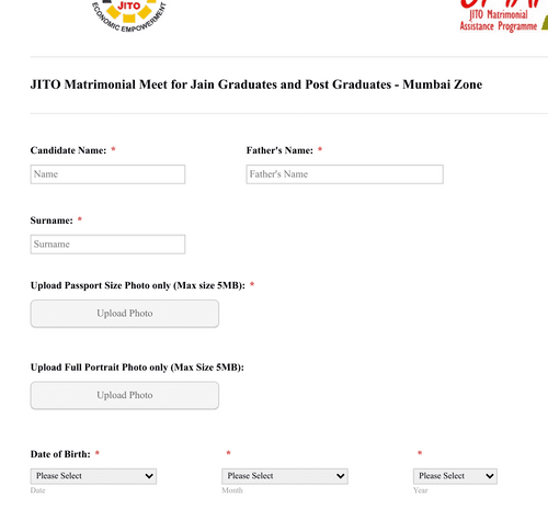 Matrimonial Meet Form Template | Jotform