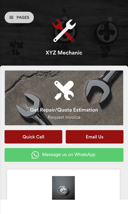 Mechanic Labor Time Guide App Template Jotform