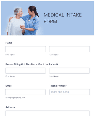 Medical Intake Form Template | Jotform