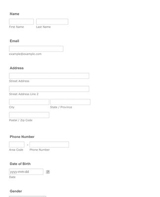 Medical Intake Form Template | JotForm