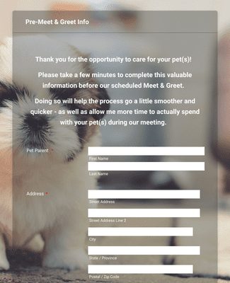 Meet and Greet Request Form Template | Jotform