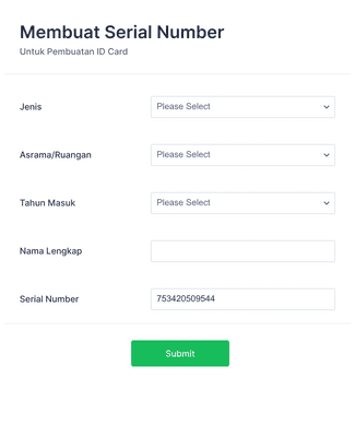 Membuat Serial Number Template Formulir | Jotform