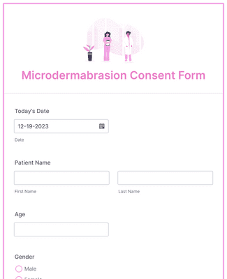 Microdermabrasion Consent Form Template | Jotform