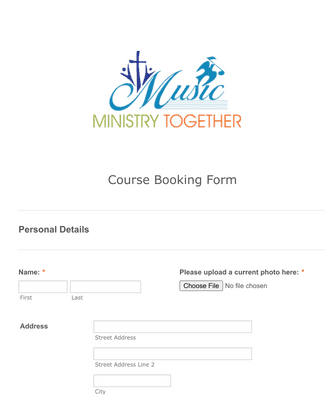 Music Ministry Application Form Template | Jotform