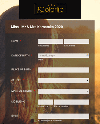 Model Registration Form Template | JotForm