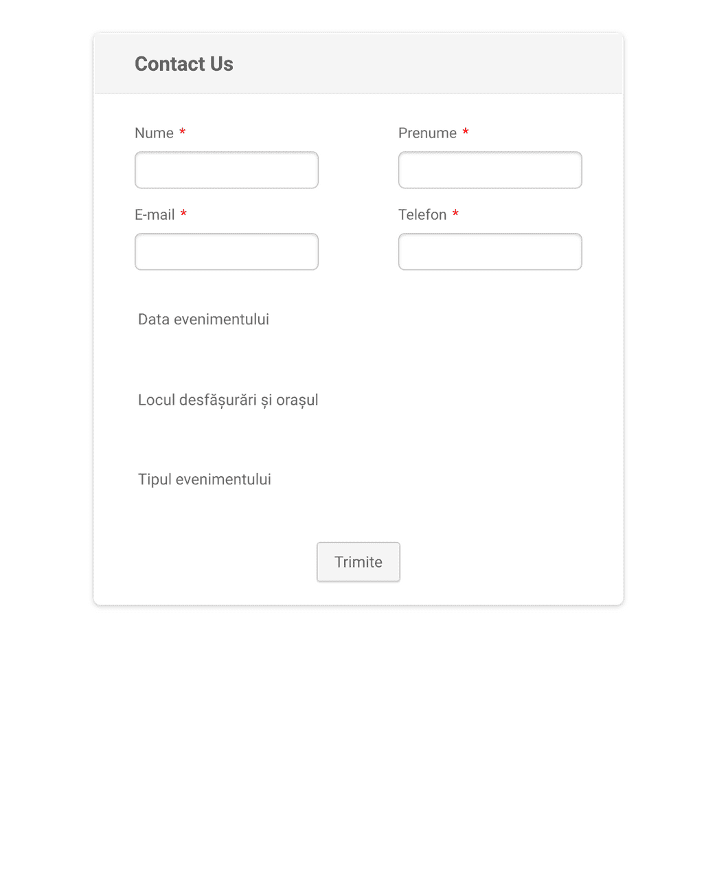 Modern Contact Form Template | Jotform