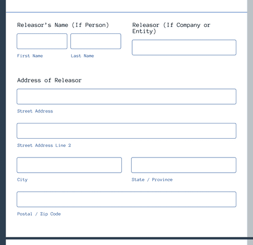 Mortgage Lien Release Form Template | Jotform