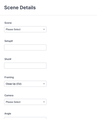Movie Shot List Form Template | Jotform
