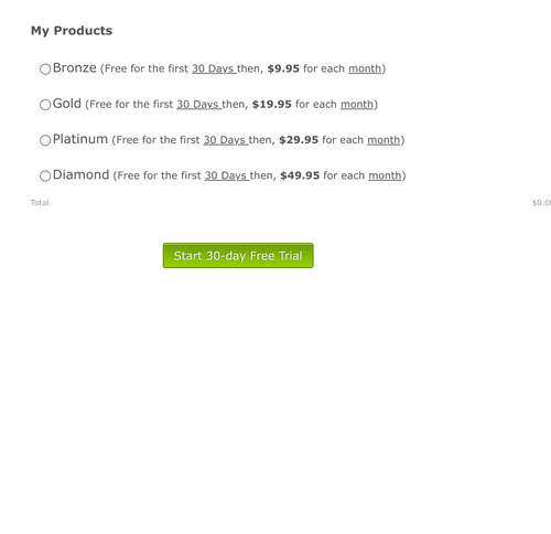 Multiple Choice Recurring Subscriptions Form Template | Jotform