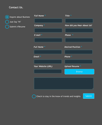 Multiple Contact Form Template | Jotform