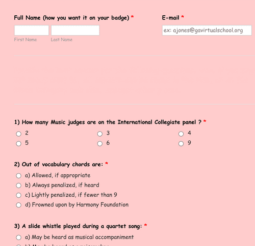 Music Evaluation Form Template | Jotform