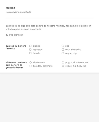 musica Plantilla de formulario | Jotform