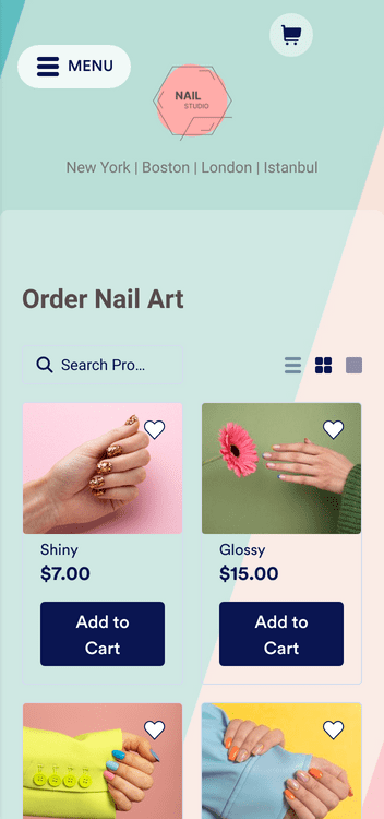 Nail Appointment App Template | Jotform