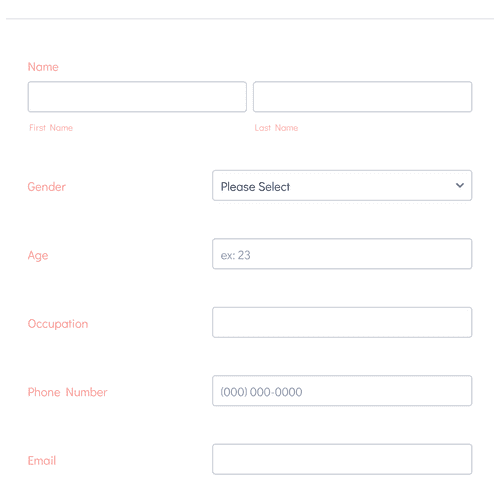 Nail Salon Client Intake Form Template | Jotform